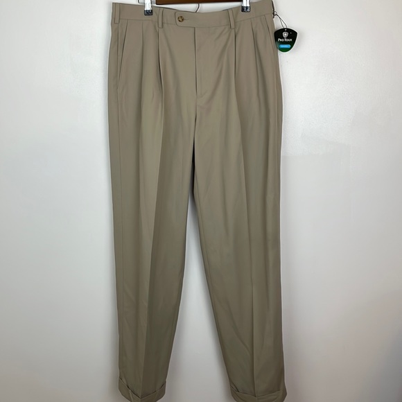 pro tour | Pants | Nwt Mens Pro Tour Khaki Pants Cool Play Comfort Tech ...